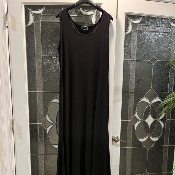 Sympli | Dresses | Sympli Black Jersey Swing Tank Maxi Dress Black 8 | Poshmark
